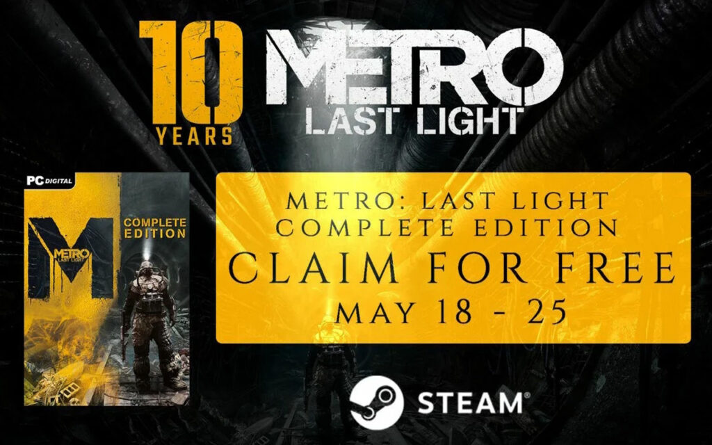 Metro: Last Light Complete Edition besplatan na Steam platformi - IT mixer